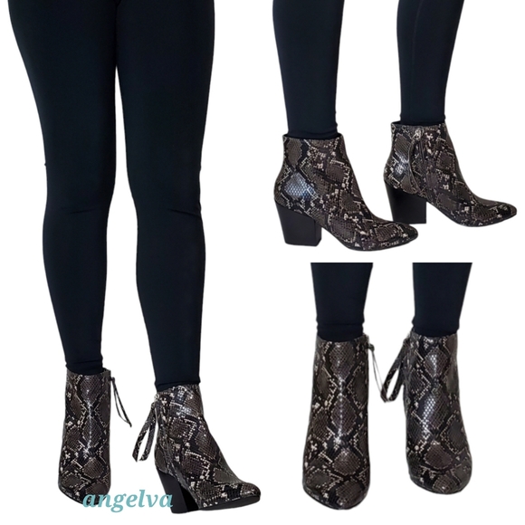 Dolce Vita | Shoes | New Dolce Vita Patty Black Snake Print Stella ...